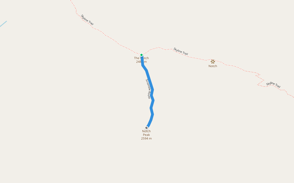 Scramble Route | Walking Map