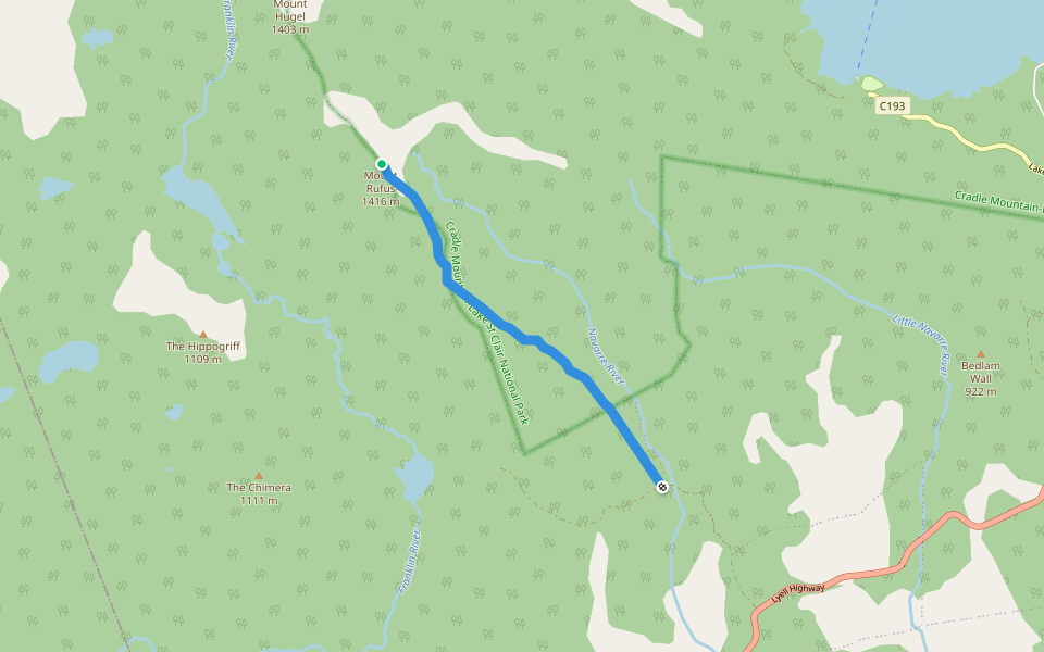 Gingerbread Track in Tasmania | Walking Map
