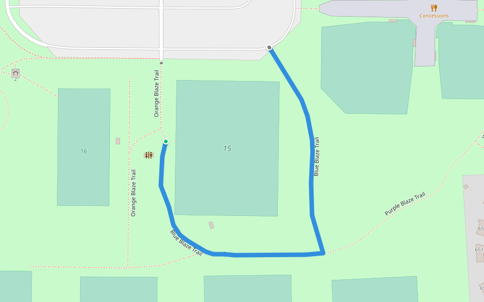 Blue Blaze Trail in Virginia | Walking Map