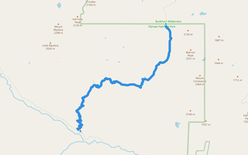 Constance Pass Trail Hiking - Brinnon, Washington | Pacer