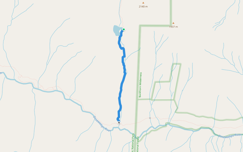 Lake Constance Primitive Trail | Walking Map