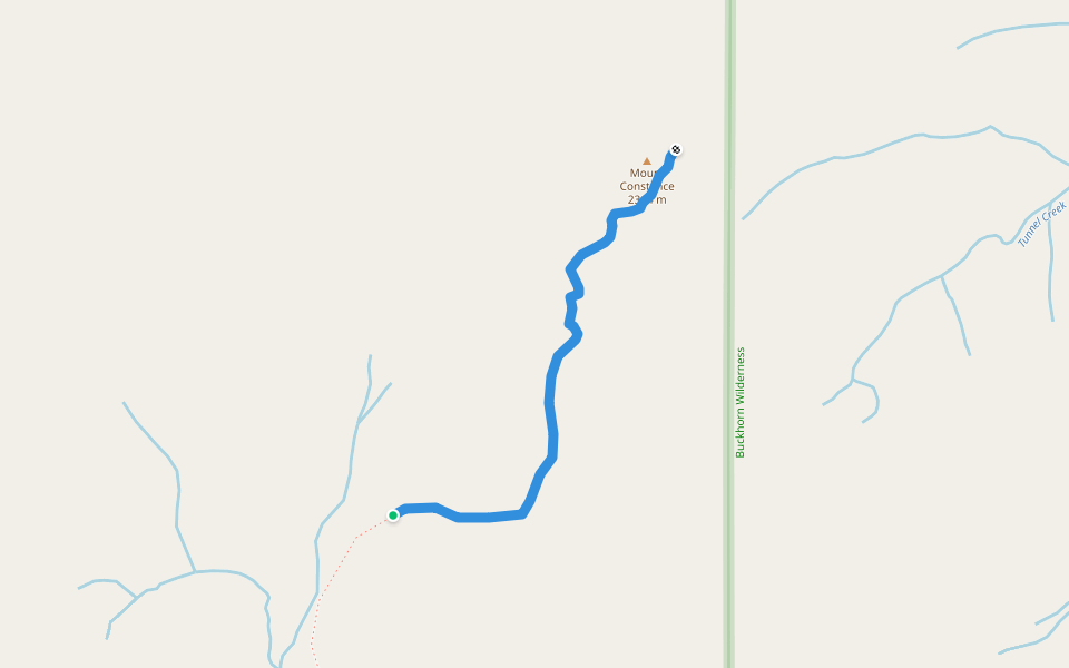 Mount Constance Route #1 | Walking Map