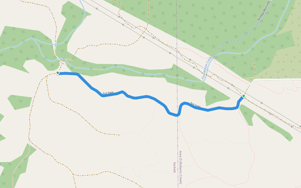 3rd Step in British Columbia | Walking Map