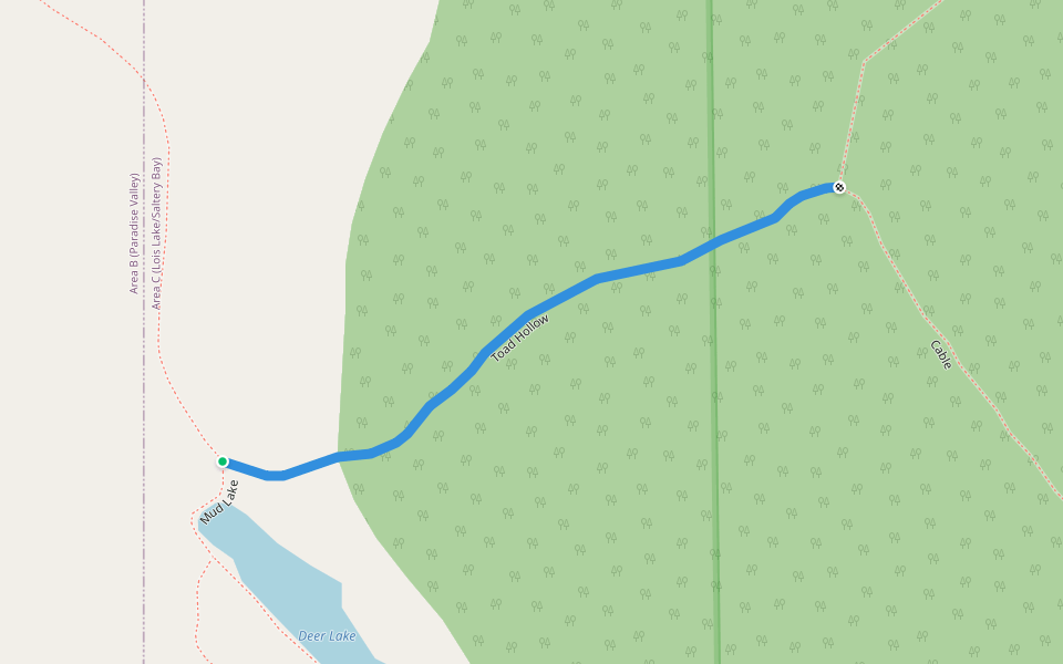 Toad Hollow in British Columbia | Walking Map