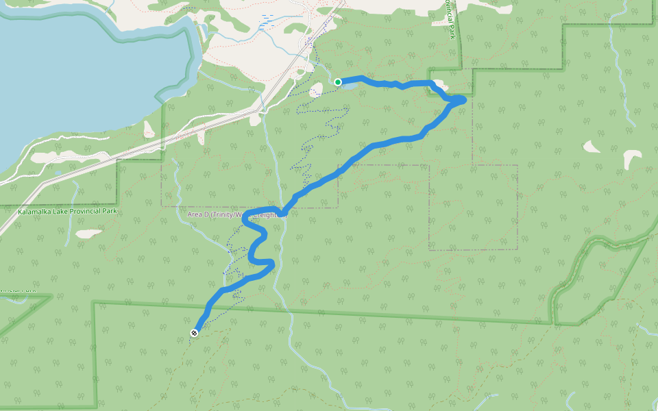 High Rim Trail - Upper Kal Park | Walking Map