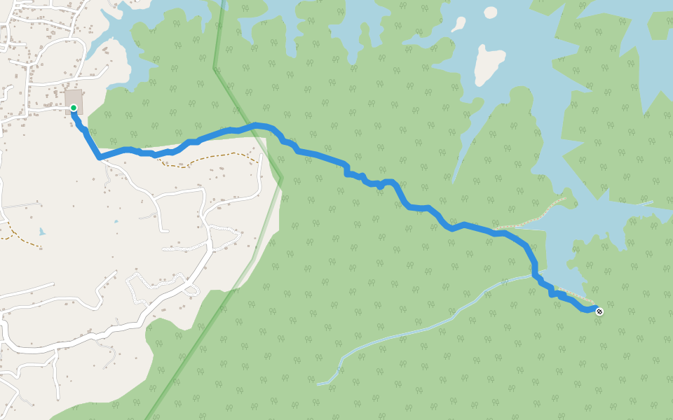 Peechi Trekking route | Walking Map