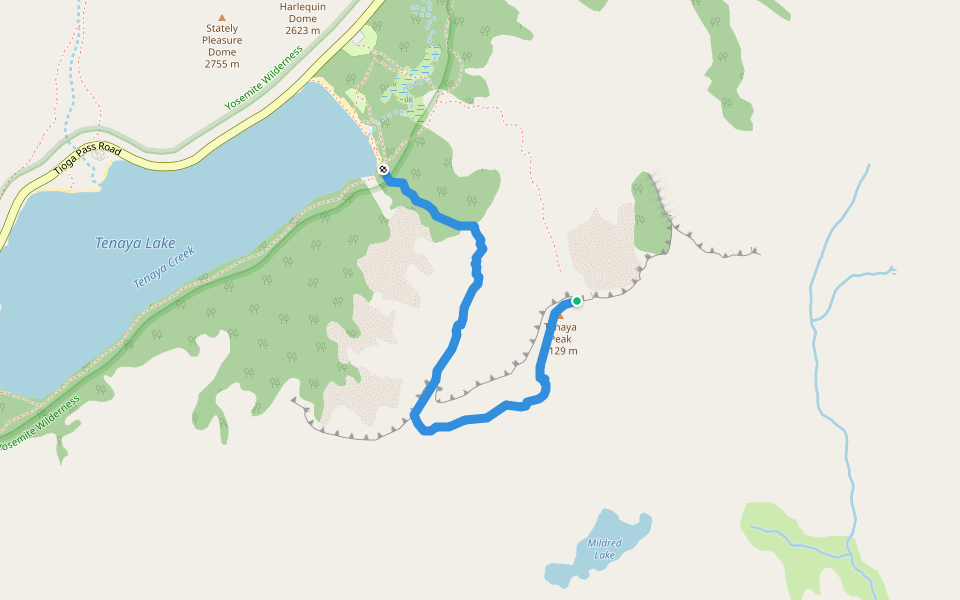 Climbers' Descent Walking And Running Trail - California | Pacer