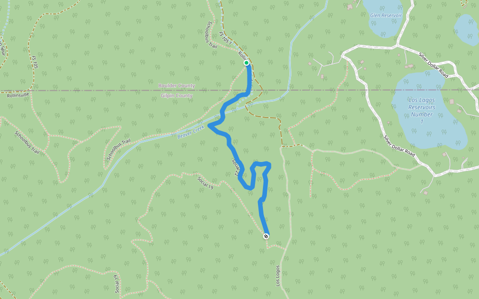 Social 22 Hiking Trail - Black Hawk, Colorado | Pacer