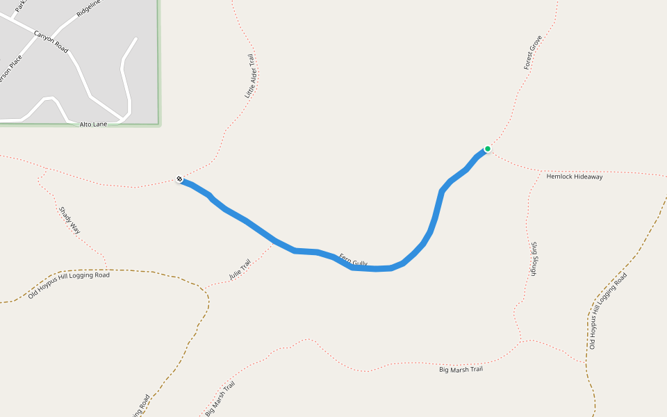 Fern Gully in Washington | Walking Map