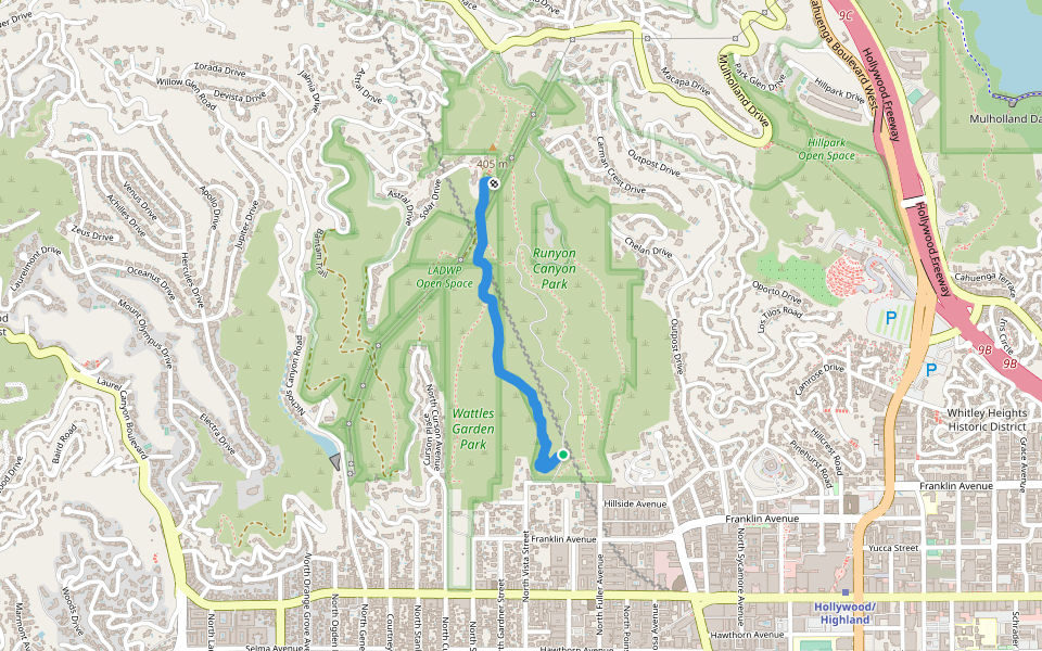 West Trail in California | Walking Map