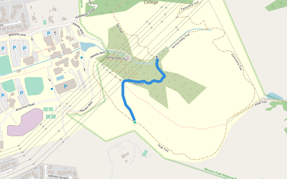 YSC Trail in California | Walking Map