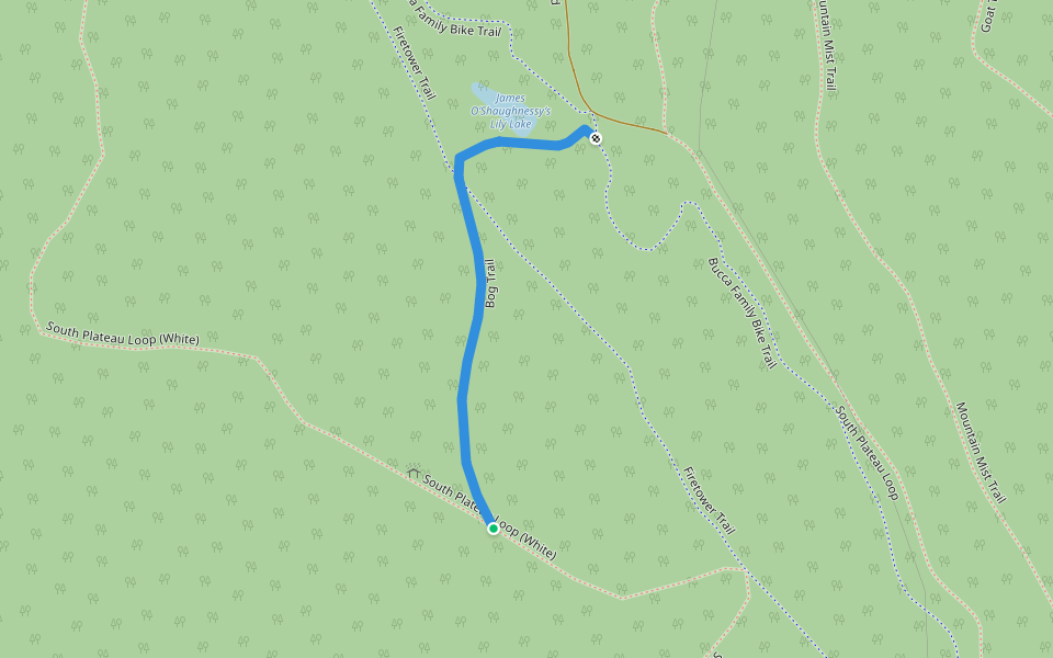 Bog Trail in Alabama | Walking Map