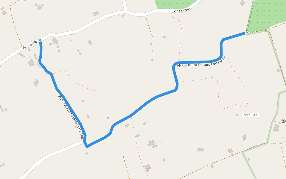 PNR COL F20 Tratturo Corte Guti | Walking Map