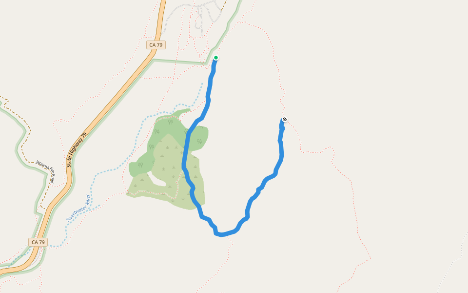 Juaquapin Trail Hiking - Descanso, California | Pacer