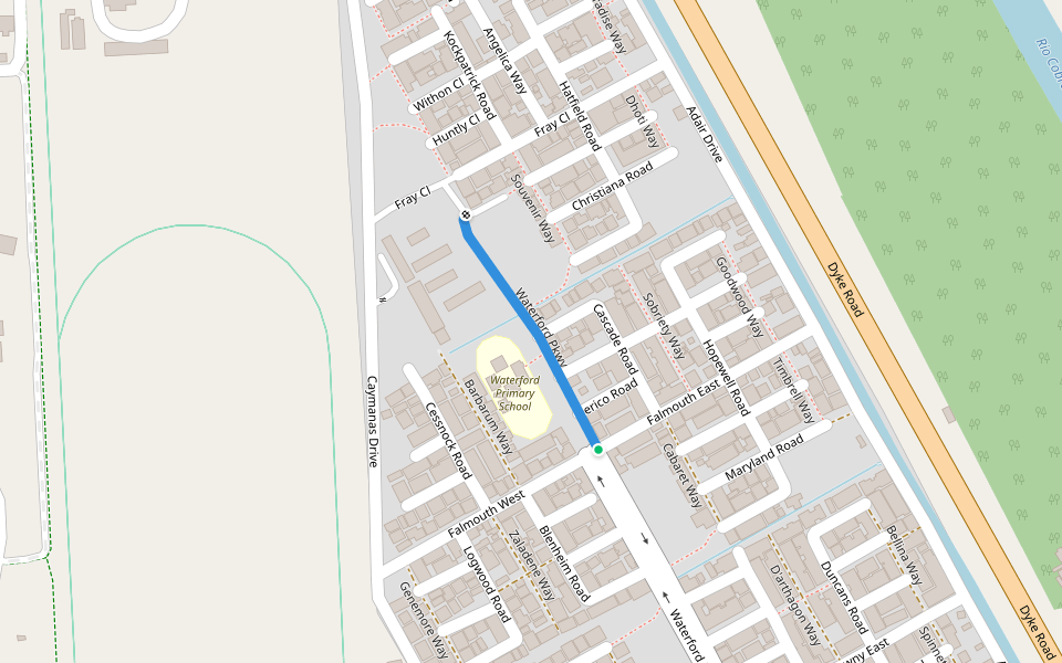 Waterford Pkwy in St. Catherine Parish | Walking Map