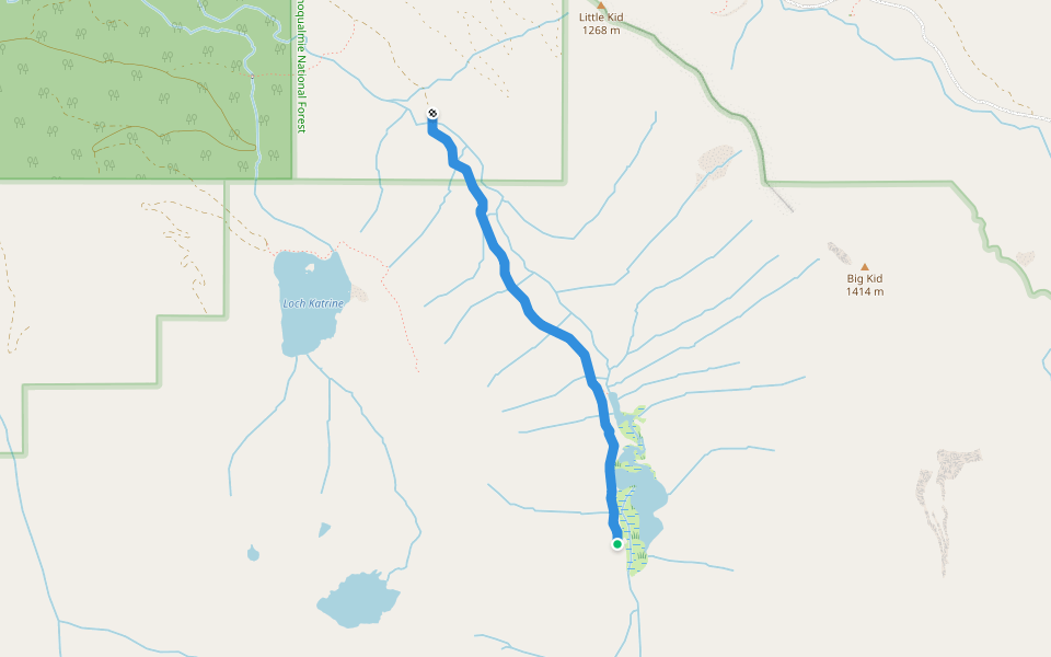 Sunday Lake Trail in Washington | Walking Map