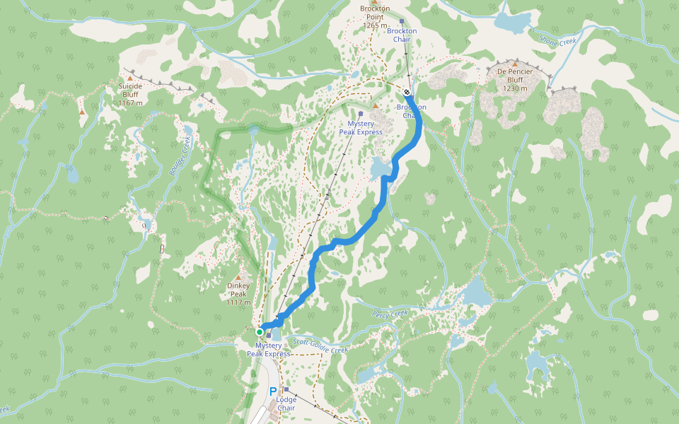 Mystery Lake Trail in British Columbia | Walking Map