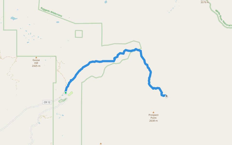 Munsey Ruby Stock Driveway Trail 831 Hiking - Marble, Colorado | Pacer