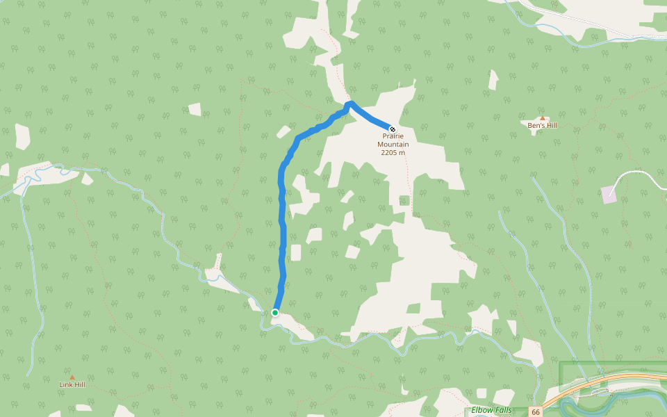 Prairie Mountain PCMT Route Hiking Trail - Bragg Creek, Alberta | Pacer