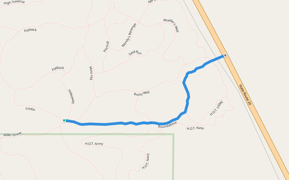 Roundabout in Washington | Walking Map