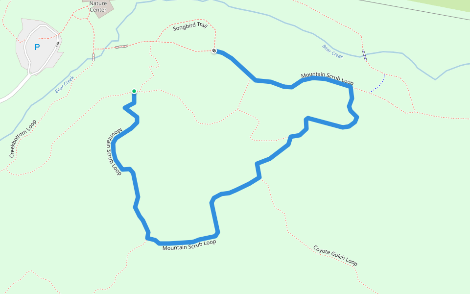 Mountain Scrub Loop in Colorado | Walking Map