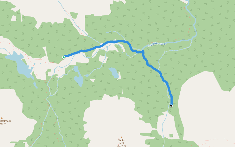 Natural Bridge Route Hiking Trail - Alberta | Pacer