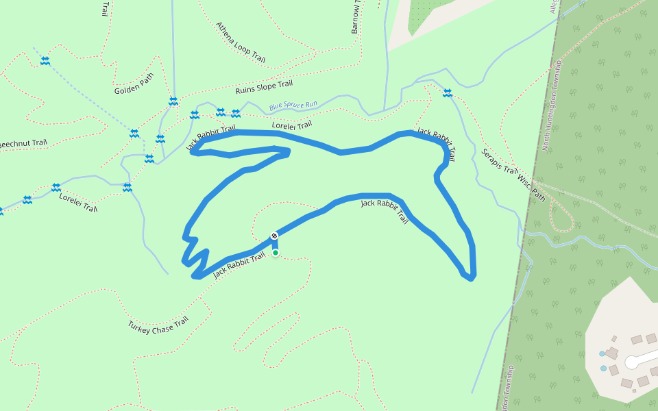 Jack Rabbit Trail in Pennsylvania | Walking Map