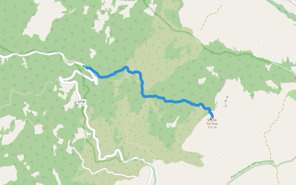 Tre Pizzi path | Walking Map