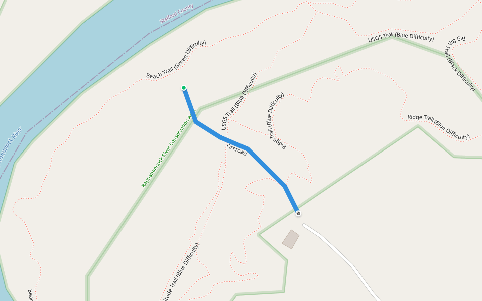 Fireroad Walking and Running - Fredericksburg, Virginia | Pacer