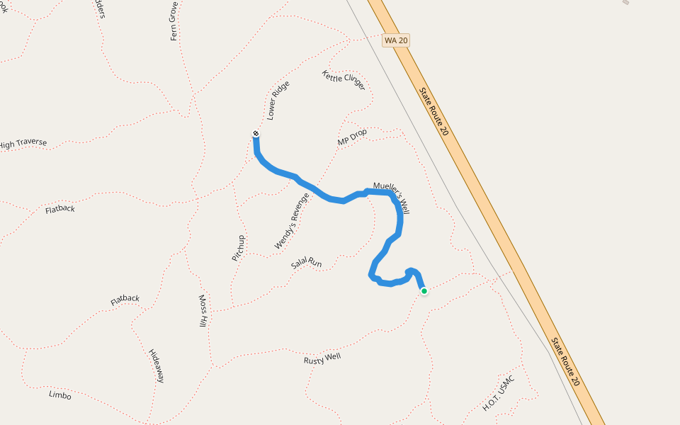 Mueller's Well in Washington | Walking Map