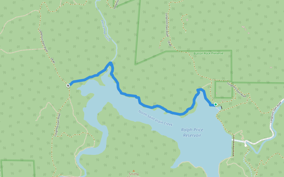 North Shore Trail in Colorado | Walking Map