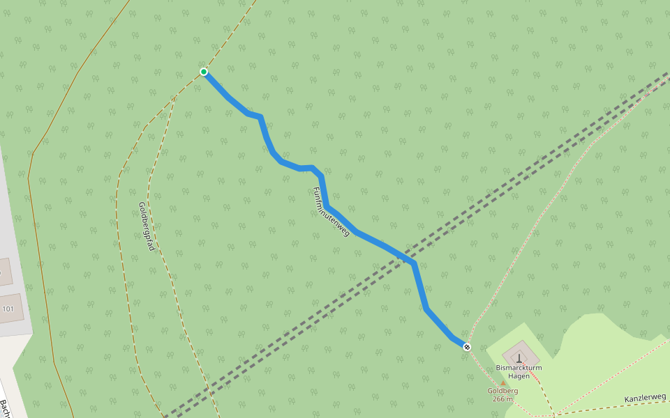 Five minute walk in Nordrhein-Westfalen | Walking Map