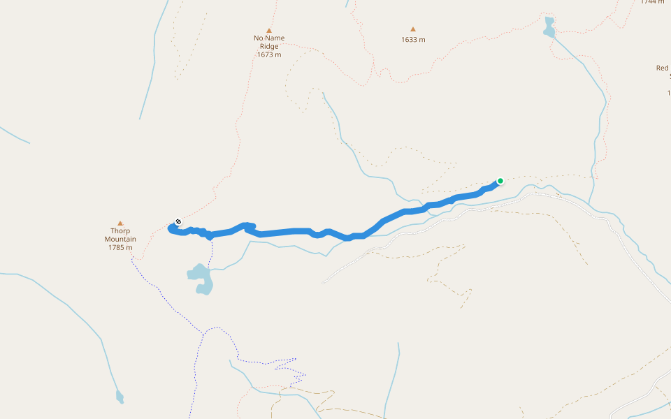 Thorp Creek Trail in Washington | Walking Map