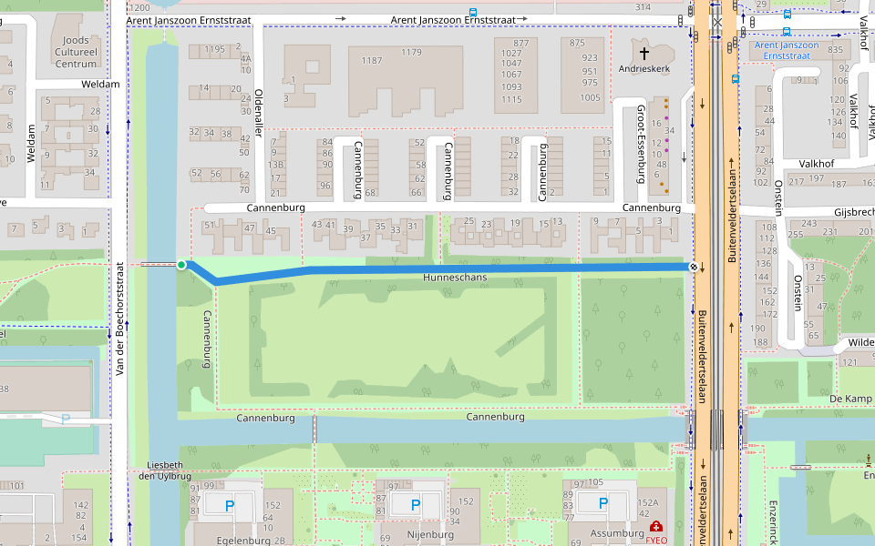 Hunneschans Walking And Running Trail - Amsterdam, Noord-Holland | Pacer