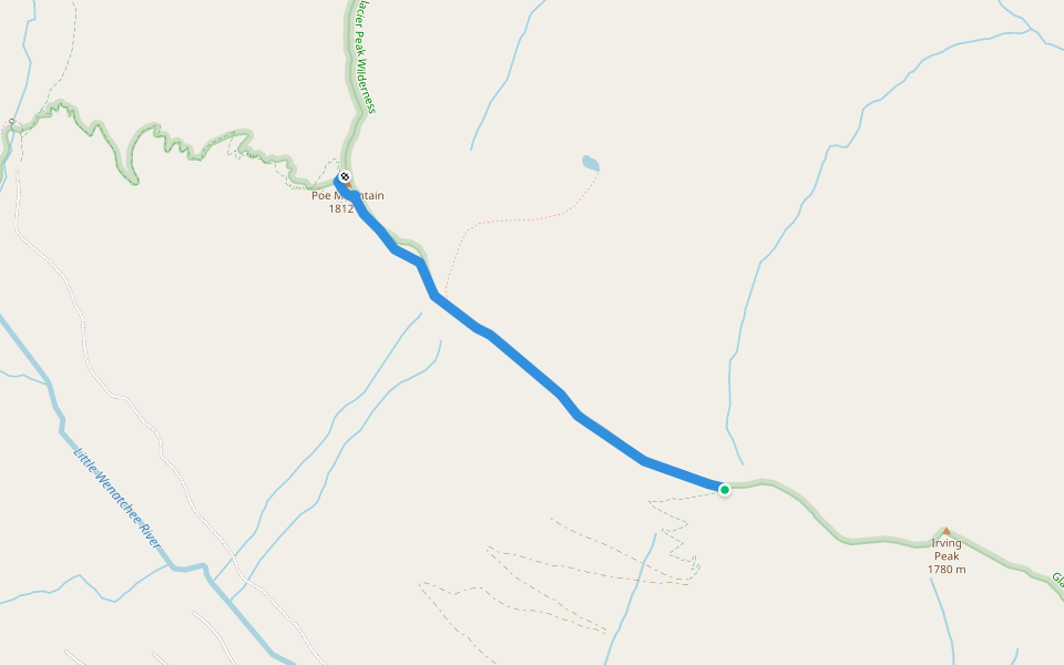 Little Wenatchee Ridge Trail in Washington | Walking Map