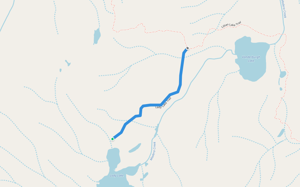 Lady Lake Trail | Walking Map