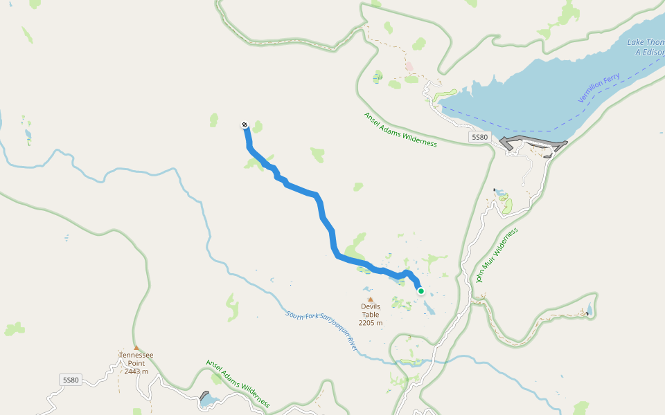 Tule Lake Trail in California | Walking Map