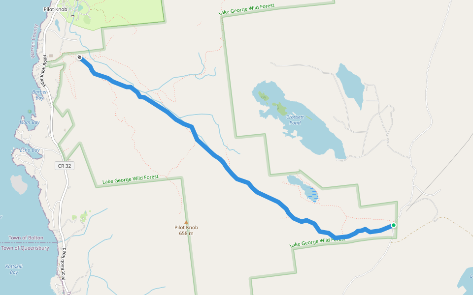 Inman Pond Trail in New York | Walking Map