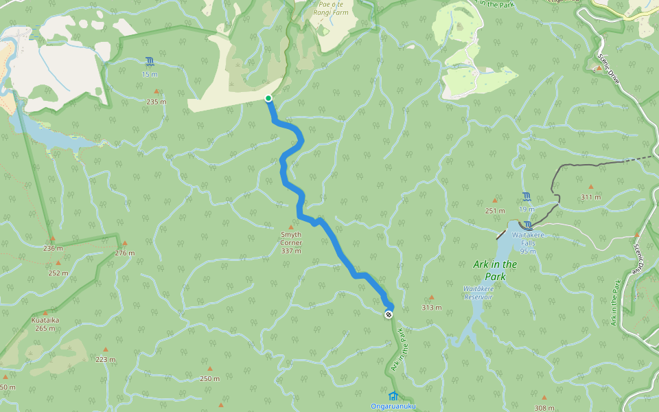 Long Road Track in Auckland | Walking Map