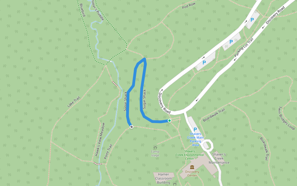 Sugar Shack in Pennsylvania | Walking Map