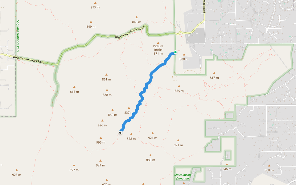 Picture Rocks Wash Trail Hiking - Tucson, Arizona | Pacer