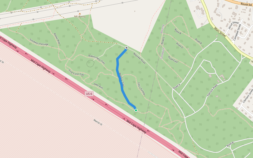 Red Fox Trail in Massachusetts | Walking Map