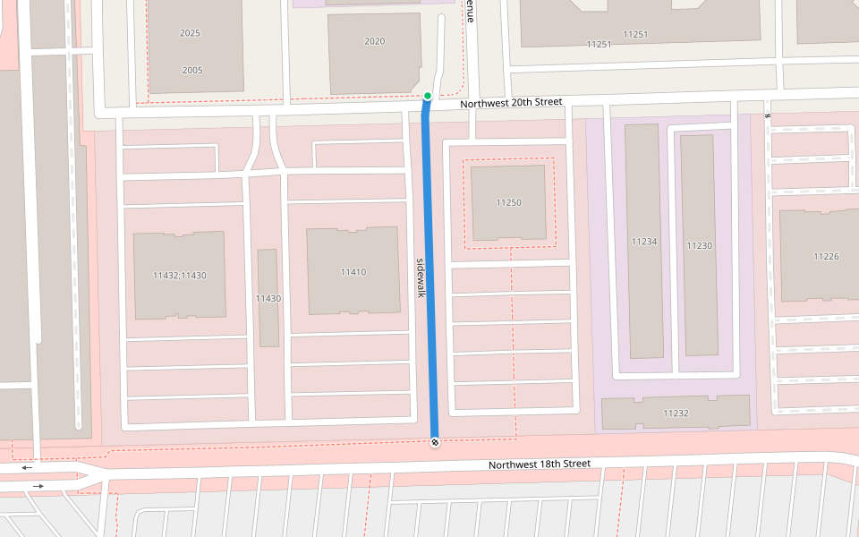 Sidewalk in Florida | Walking Map