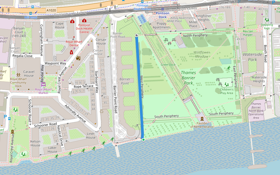West Periphery Walking And Running Trail - London, England | Pacer