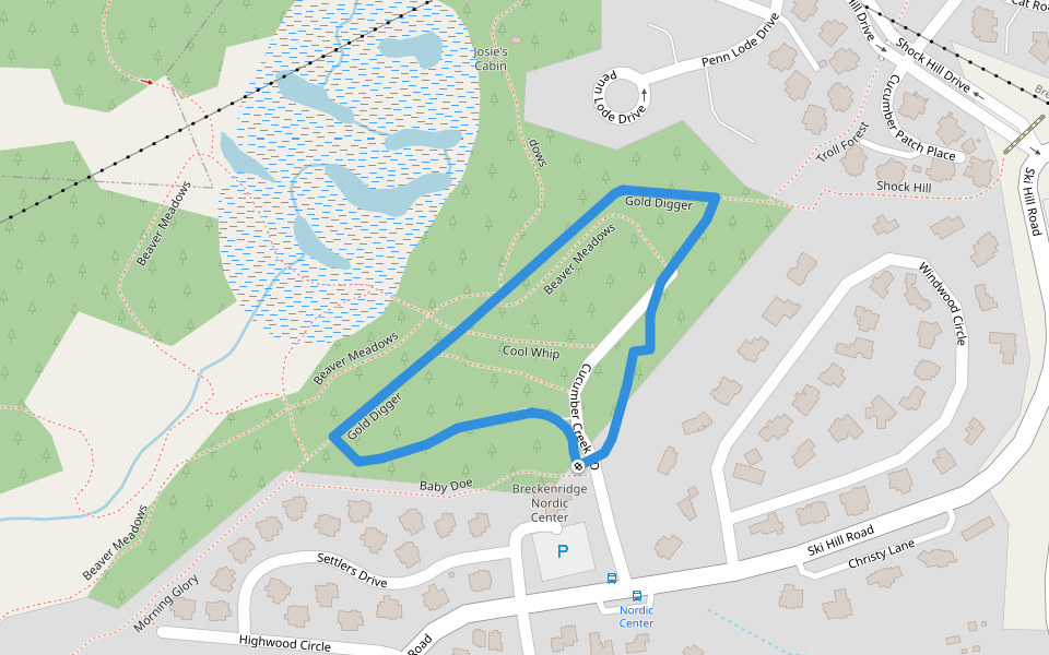 Gold Digger in Colorado | Walking Map