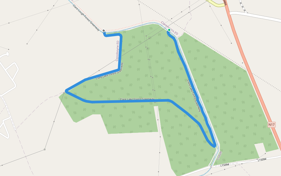 Clare Lake Forest Greenway Hiking Trail - County Mayo | Pacer