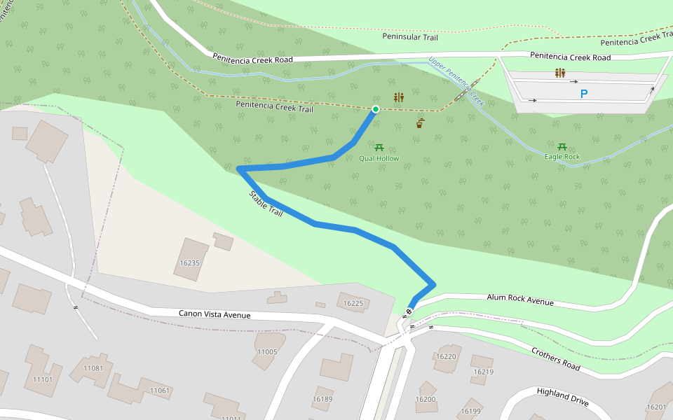 Stable Trail in California | Walking Map