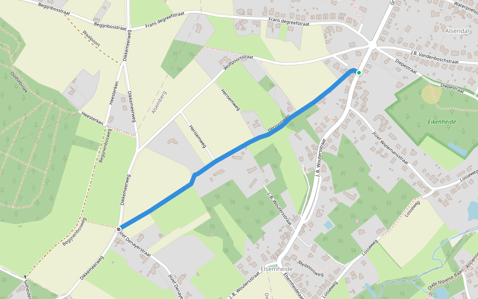 Herisemweg Walking And Running Trail - Beersel, Vlaams Gewest | Pacer