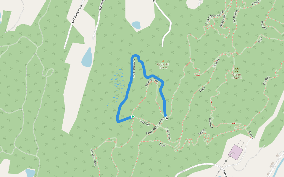 Schween Outer in Vermont | Walking Map