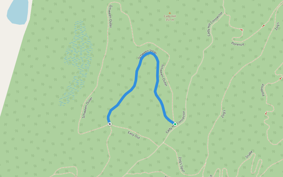 Schween Inner in Vermont | Walking Map